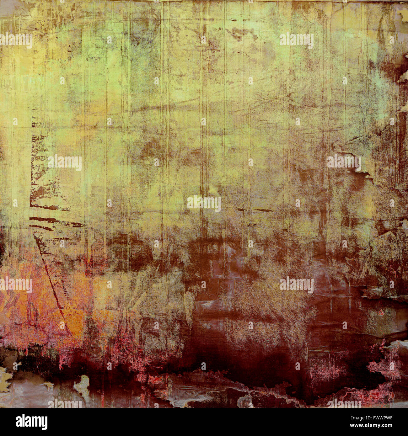 Old antique texture (for background). With different color patterns ...