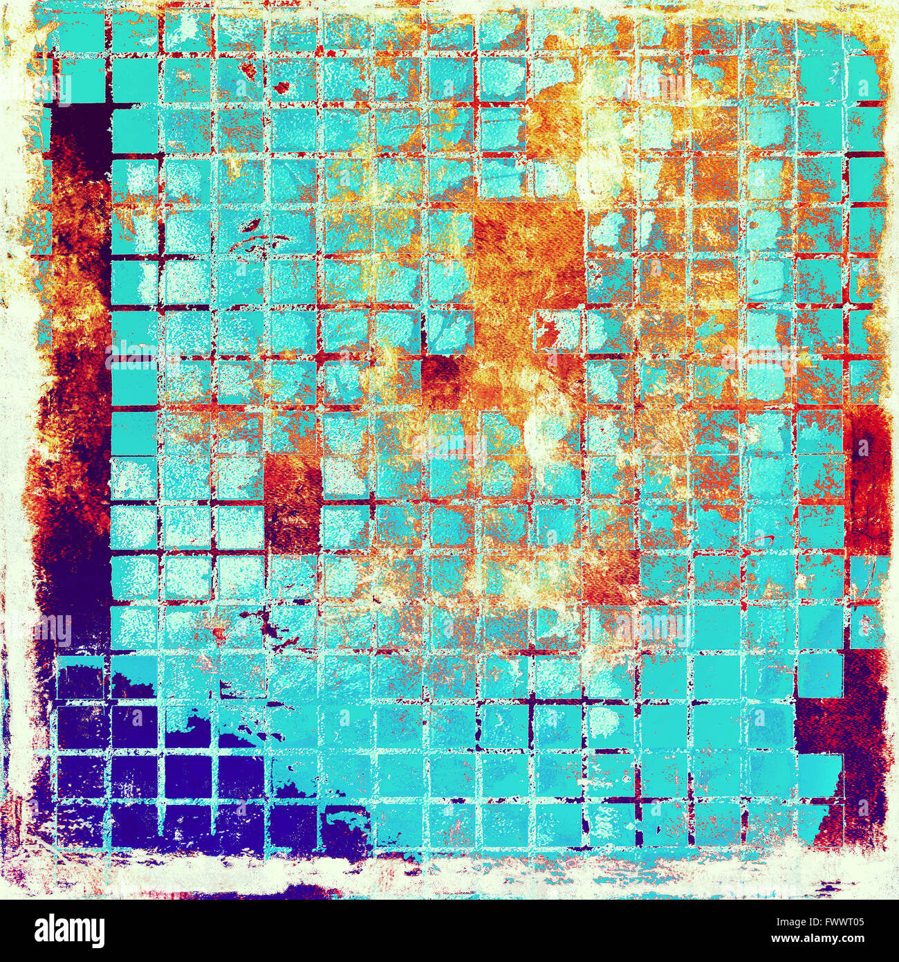 Grunge old-school texture, background for design. With different color ...