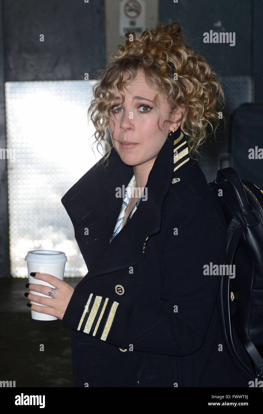 New York, NY, USA. 7th Apr, 2016. Juno Temple out and about for ...