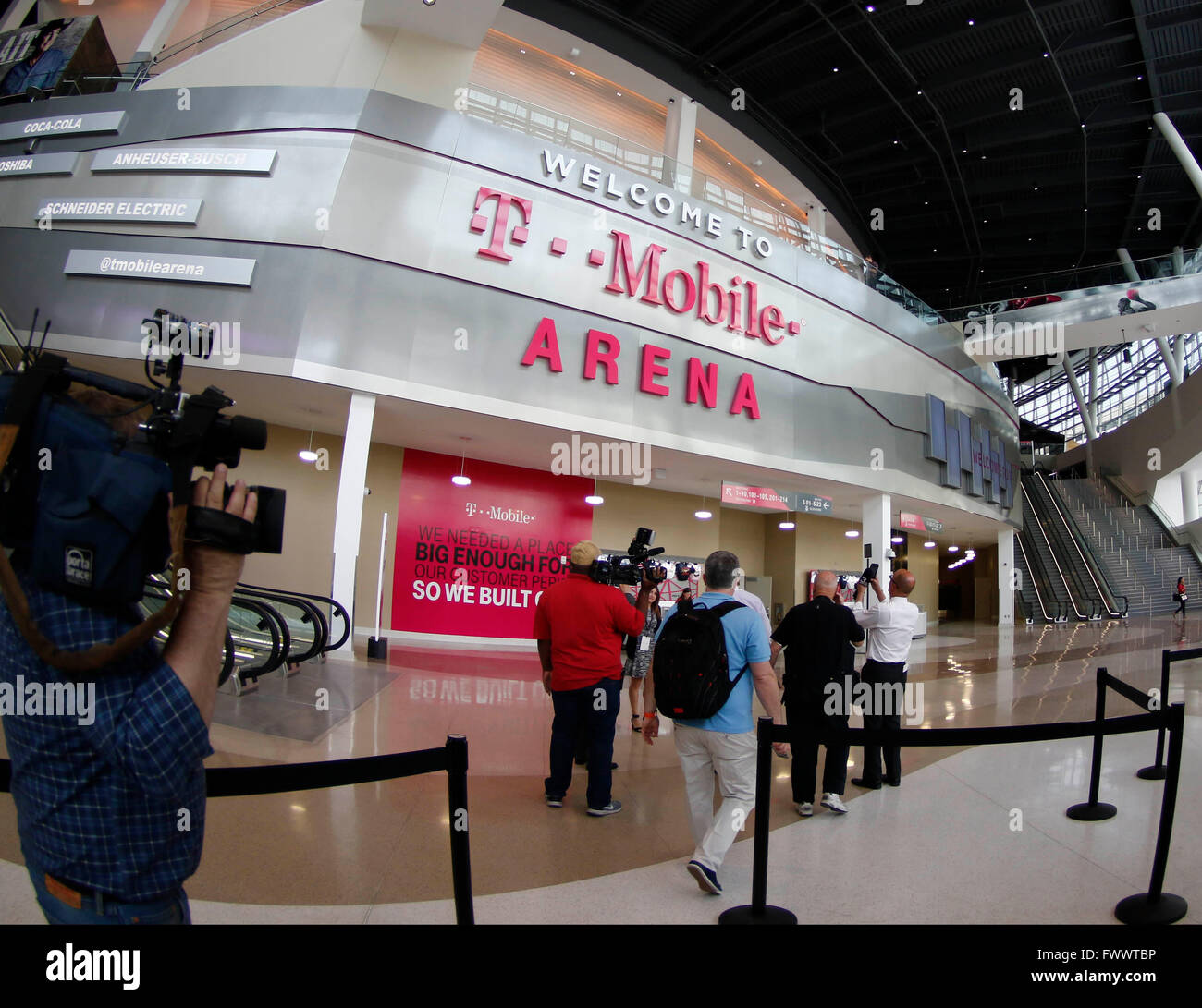 Las Vegas NV, USA. 6th Apr, 2016. A first look inside of the new T ...