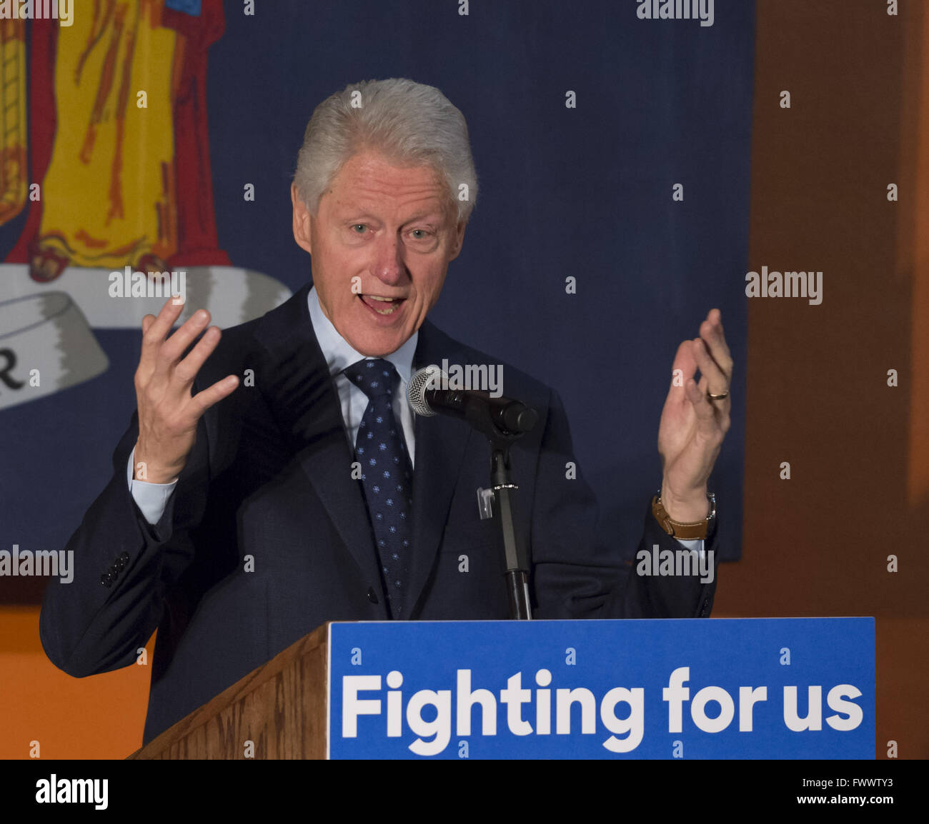 April 5, 2016 - Elmont, New York, United States - Former President Bill ...