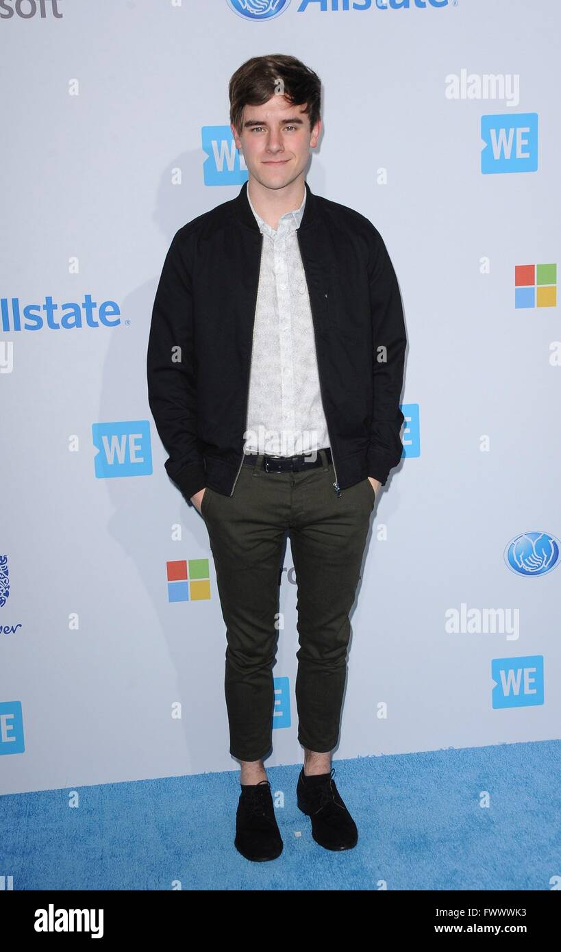 Los Angeles, CA, USA. 7th Apr, 2016. Cannor Franta in attendance for WE ...