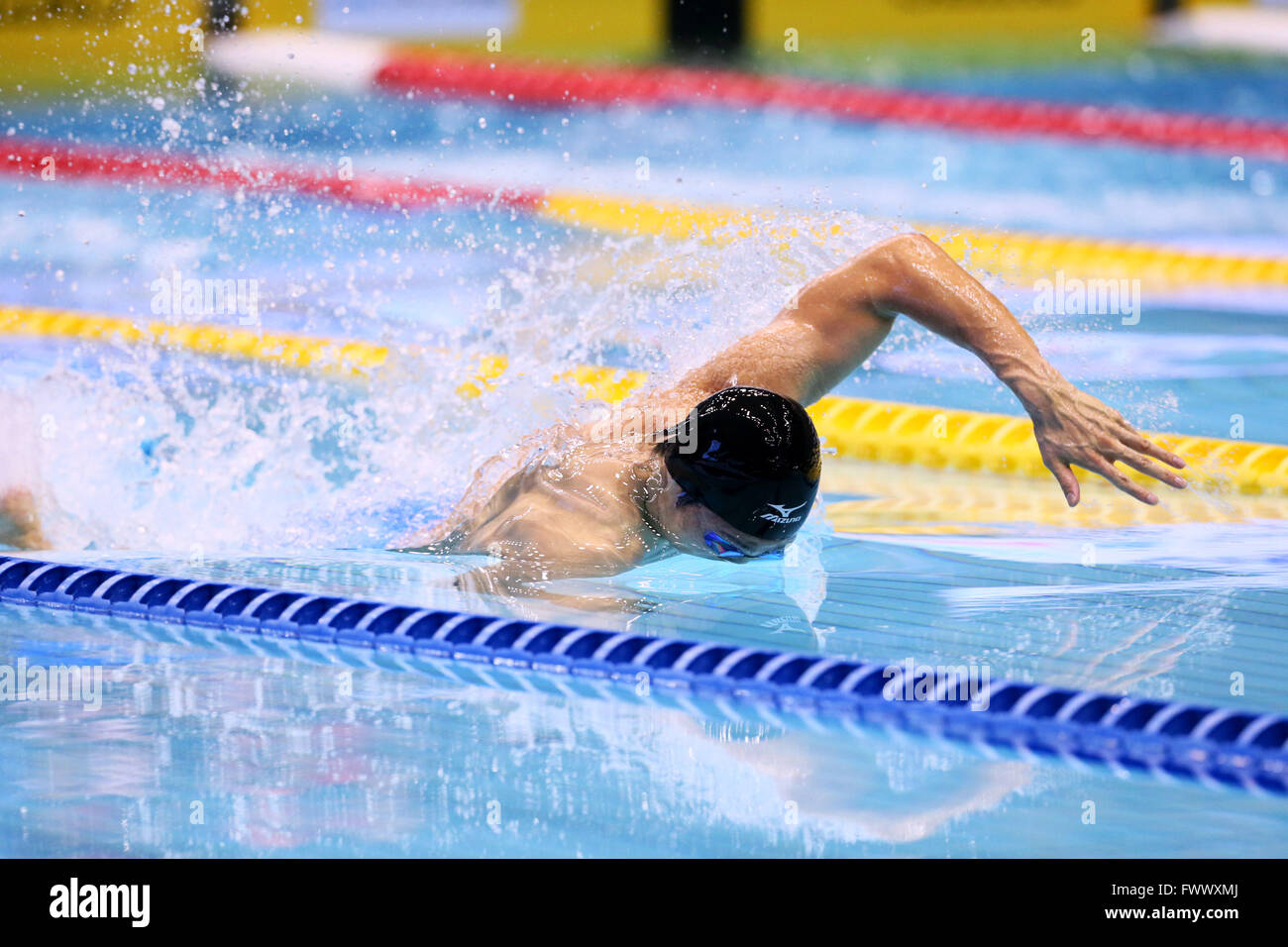 Tokyo, Japan. 7th Apr, 2016. Kenji Kobase Swimming : Japan swimming ...