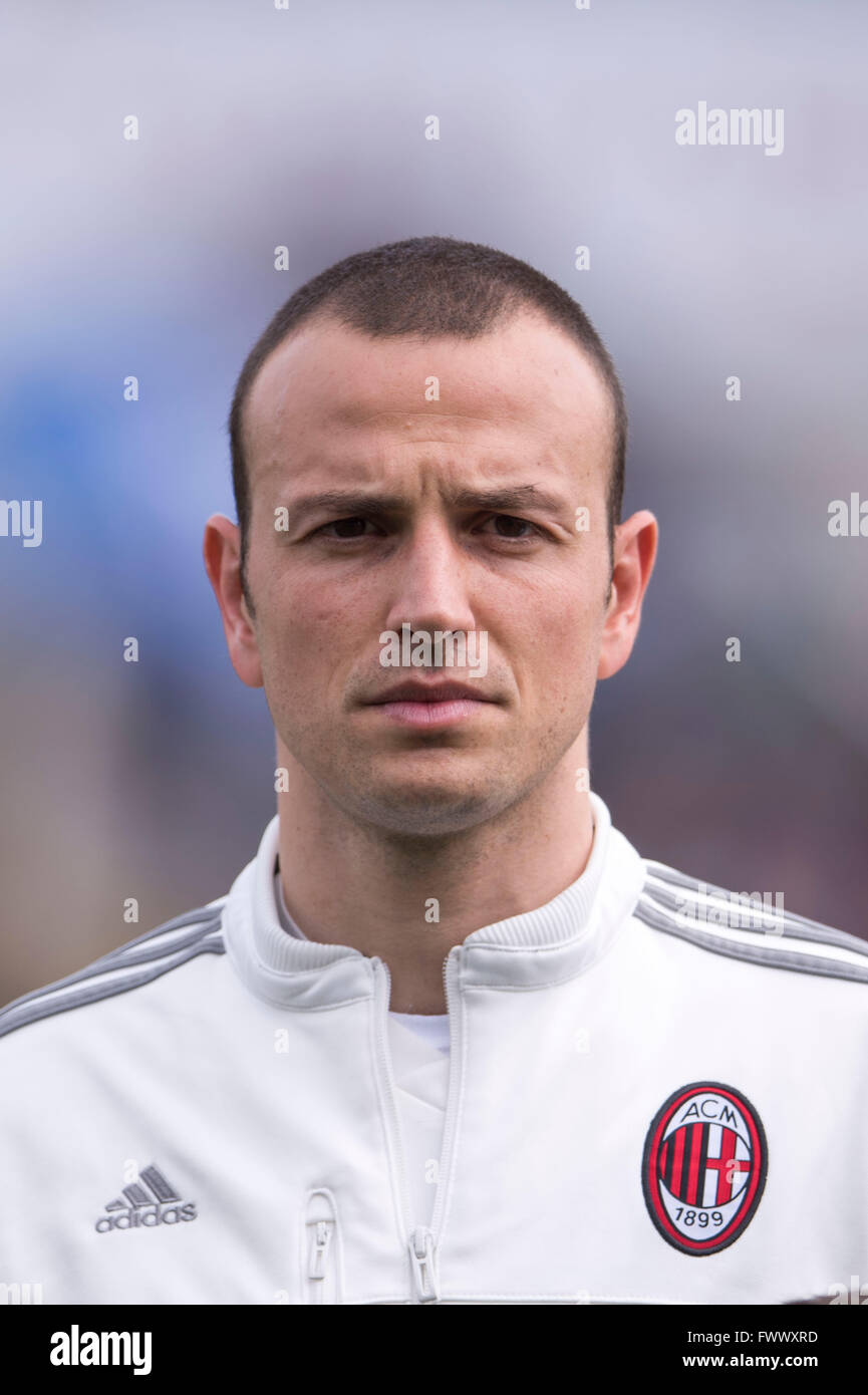 Bergamo, Italy. 3rd Apr, 2016. Luca Antonelli (Milan) Football/Soccer ...