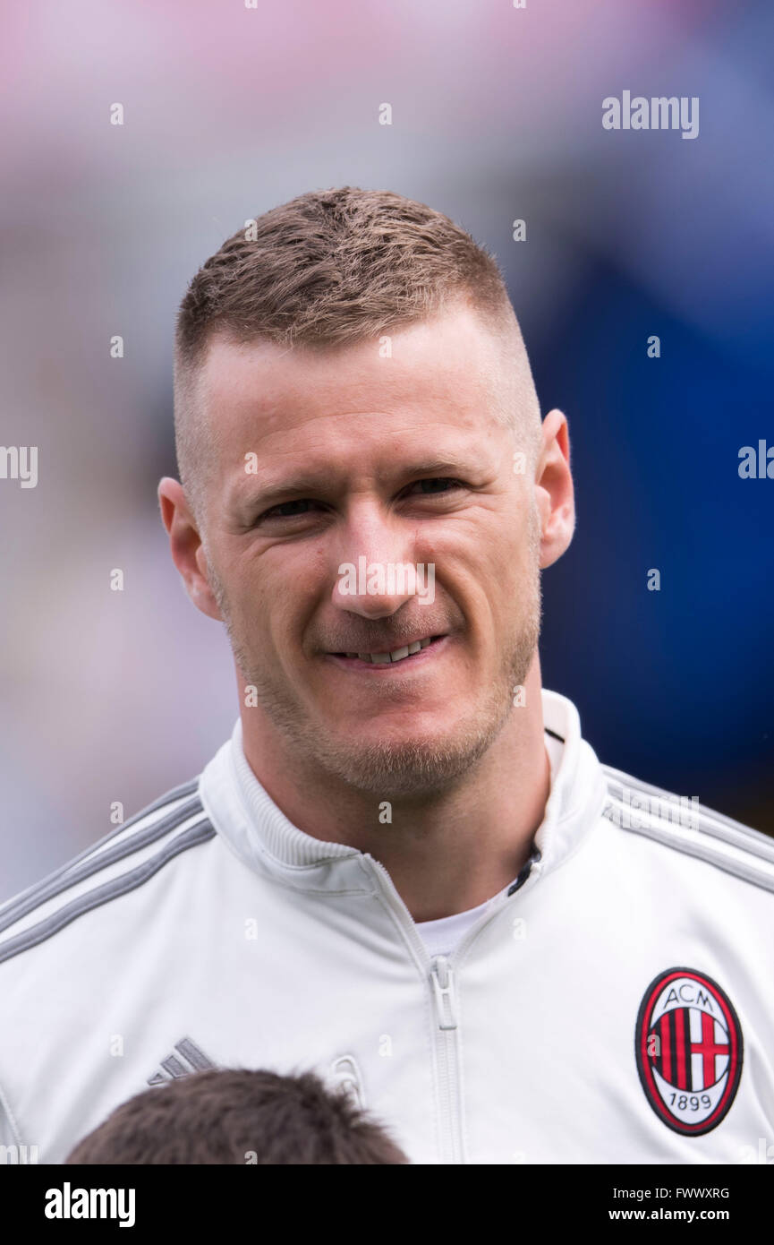 Bergamo, Italy. 3rd Apr, 2016. Ignazio Abate (Milan) Football/Soccer ...