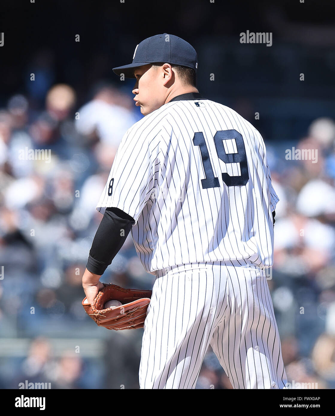 the Bronx, New York, USA. 5th Apr, 2016. Masahiro Tanaka (Yankees), APRIL 5, 2016 - MLB ...