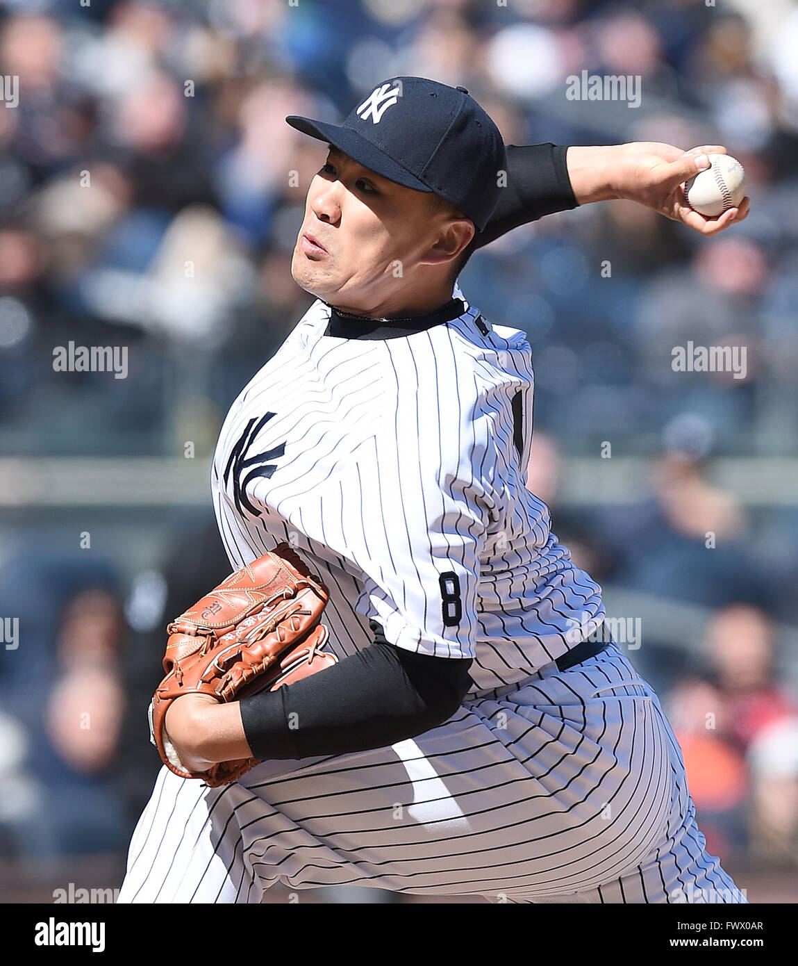 the Bronx, New York, USA. 5th Apr, 2016. Masahiro Tanaka (Yankees ...