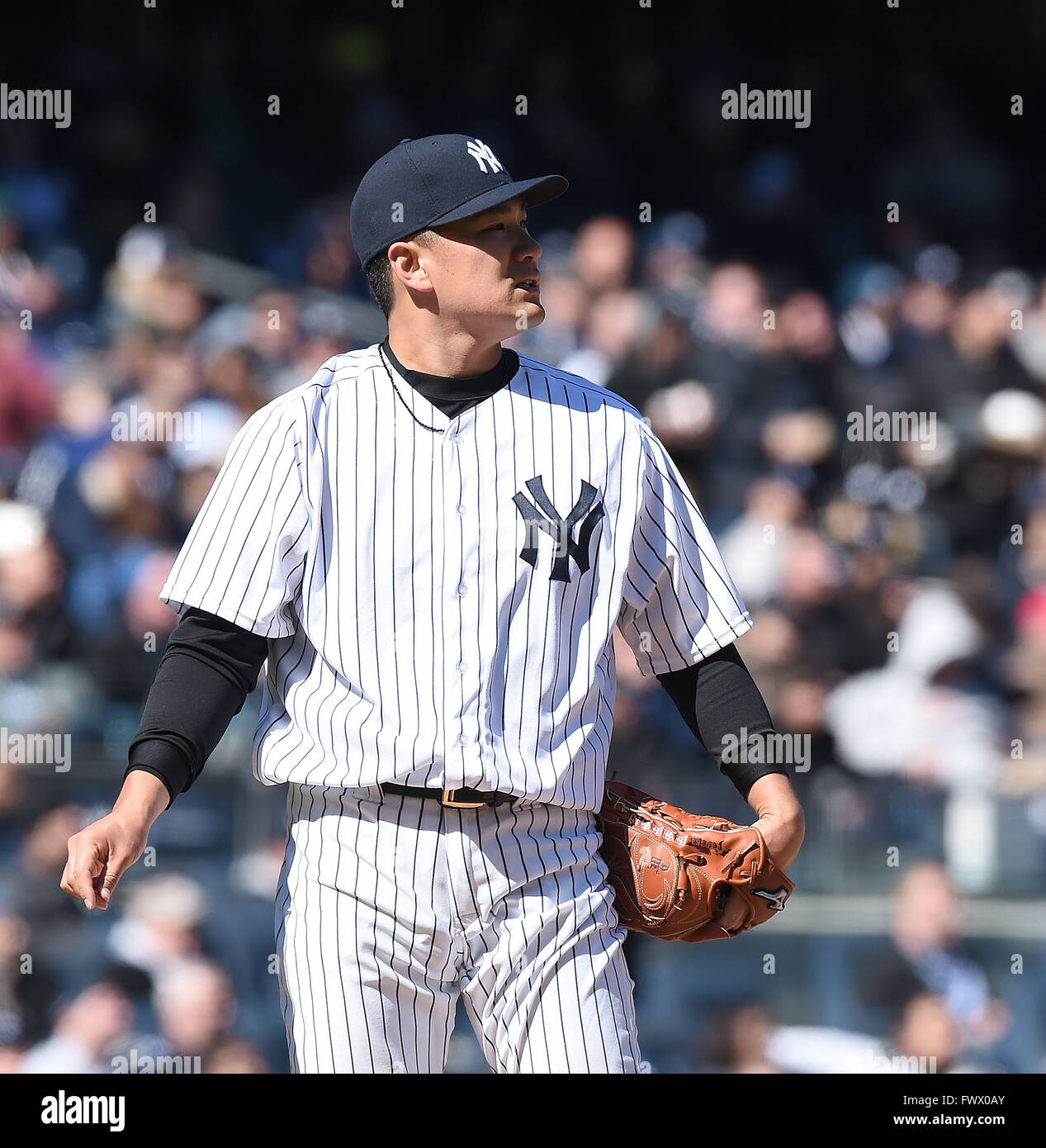 the Bronx, New York, USA. 5th Apr, 2016. Masahiro Tanaka (Yankees), APRIL 5, 2016 - MLB ...