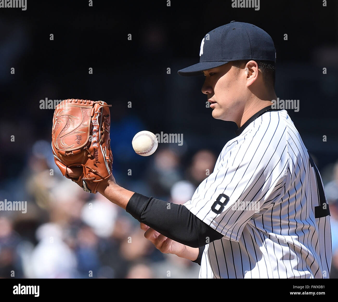 the Bronx, New York, USA. 5th Apr, 2016. Masahiro Tanaka (Yankees), APRIL 5, 2016 - MLB ...