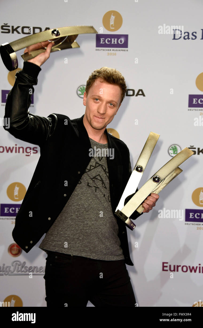 Joris at the ECHO Award 2016 in Berlin, , 07.04.2016 © dpa picture ...