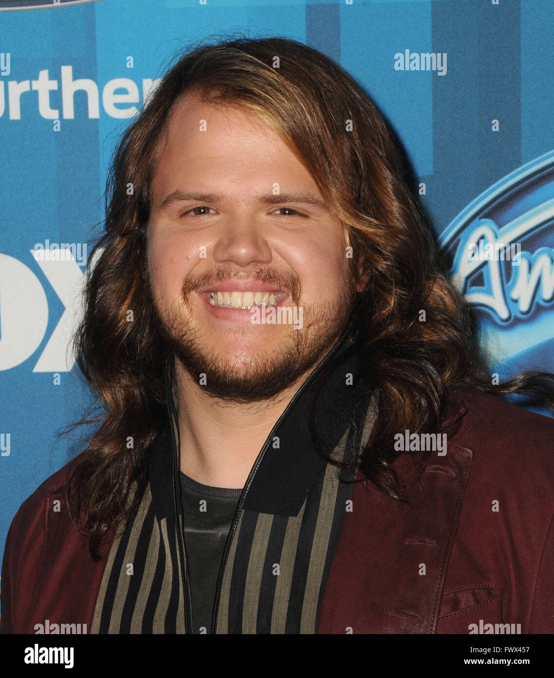 Hollywood, CA, USA. 7th Apr, 2016. Caleb Johnson. Arrivals for FOX's ...