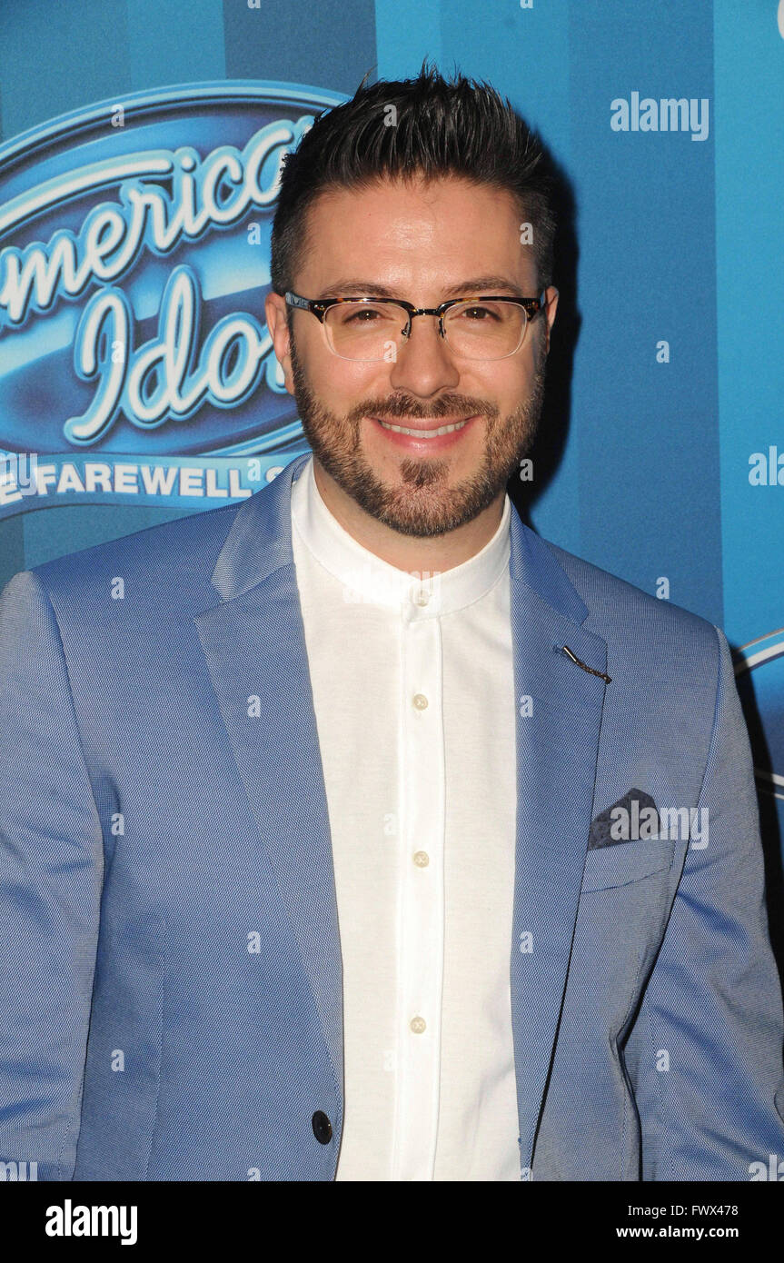 Hollywood, CA, USA. 7th Apr, 2016. Danny Gokey. Arrivals for FOX's ...