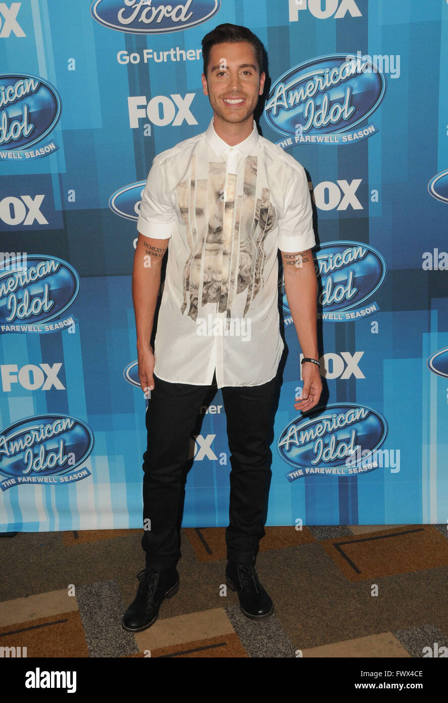Hollywood, CA, USA. 7th Apr, 2016. Nick Fradiani. Arrivals for FOX's ...