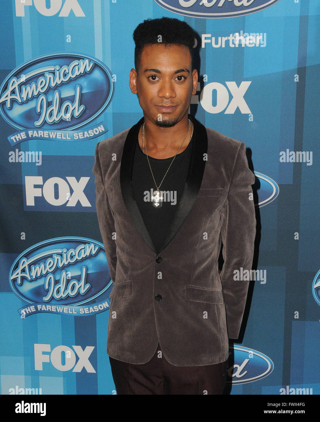 Hollywood, CA, USA. 7th Apr, 2016. Joshua Ledet. Arrivals for FOX's ...