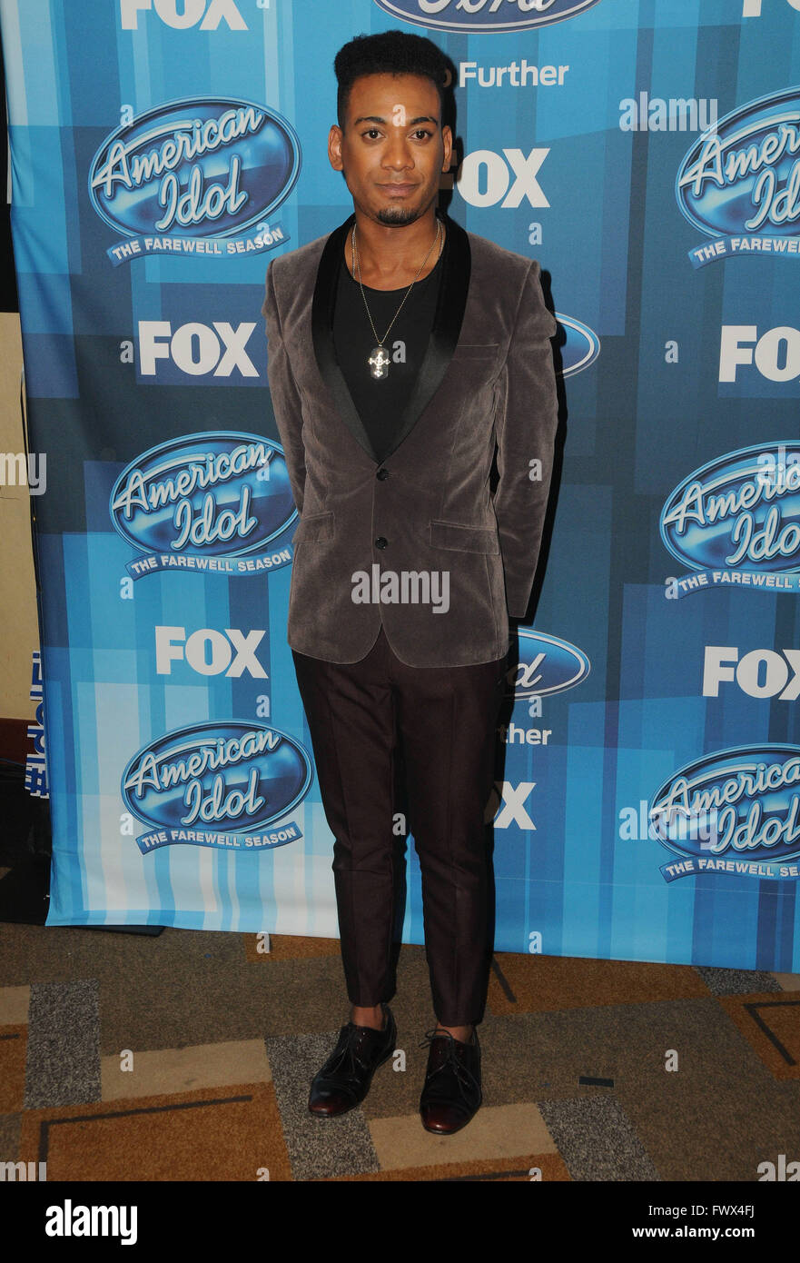 Hollywood, CA, USA. 7th Apr, 2016. Joshua Ledet. Arrivals for FOX's ...