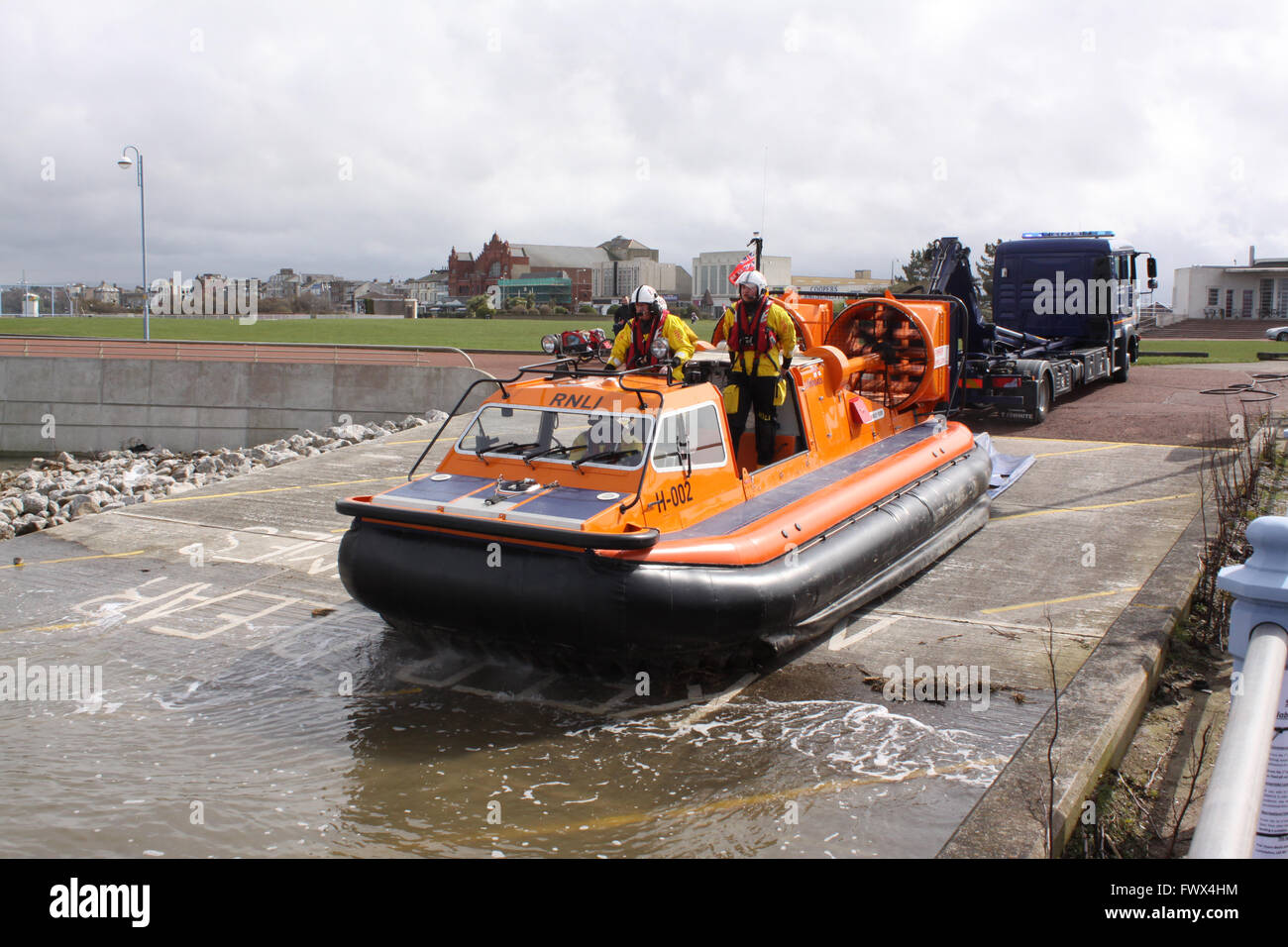 RNLI Hovercraft Station Morecambe, Lancashire, United Kingdom 8th April ...