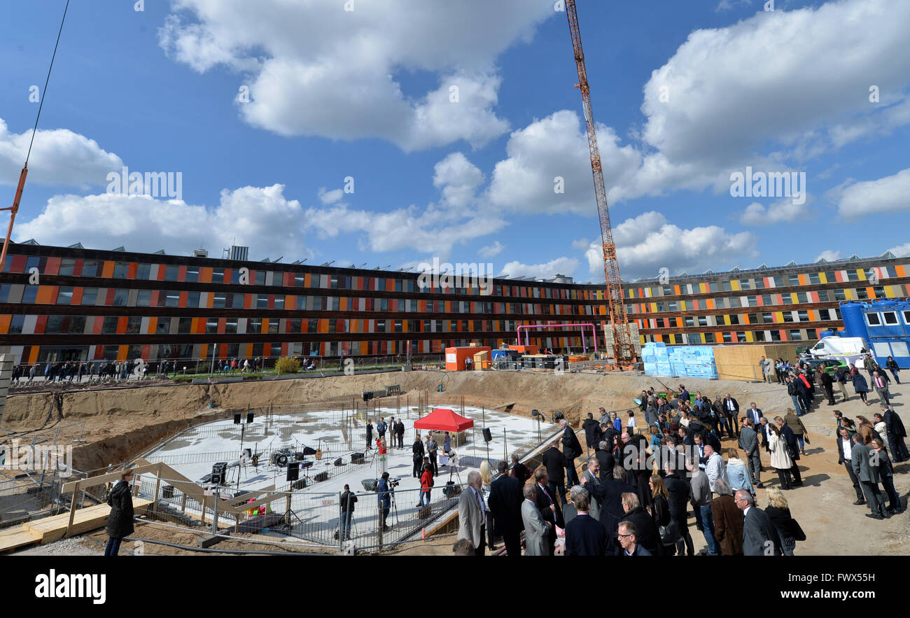 Hundreds of guests attend the groundbreaking ceremony for the addition ...