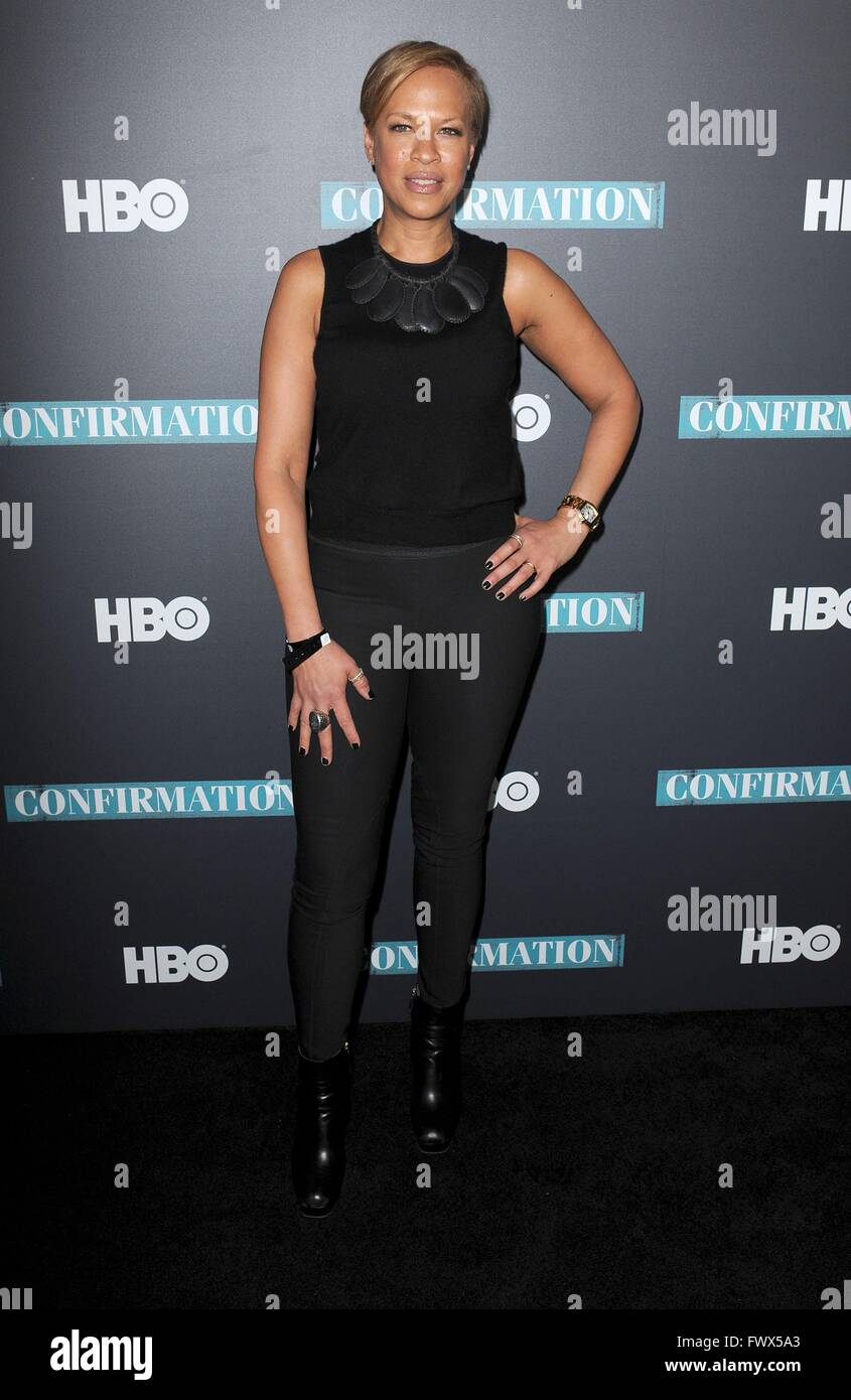 New York, NY, USA. 7th Apr, 2016. Tonya Lewis Lee at arrivals for ...
