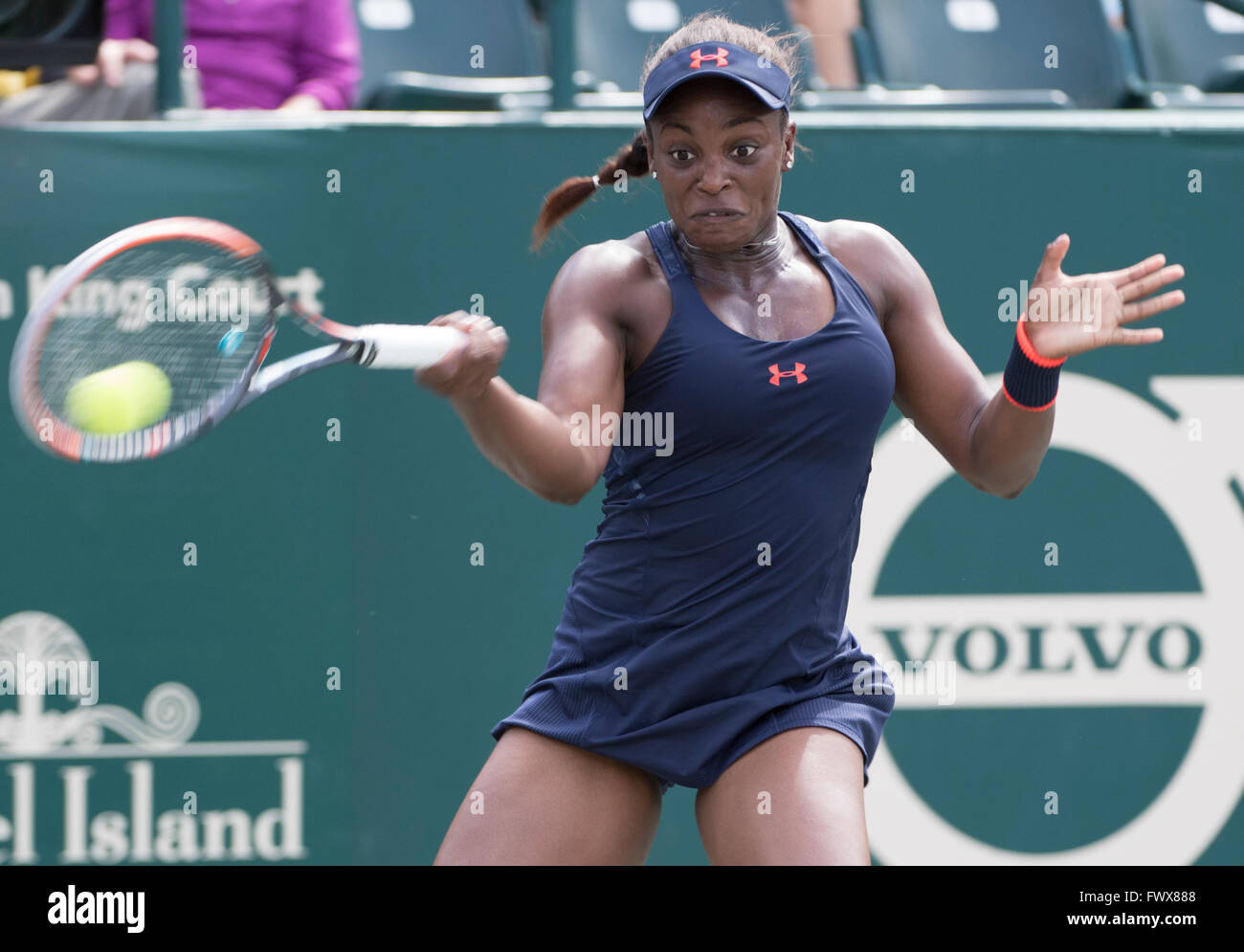 Charleston, South Carolina, USA. 8th Apr, 2016. Sloane Stephens (USA ...