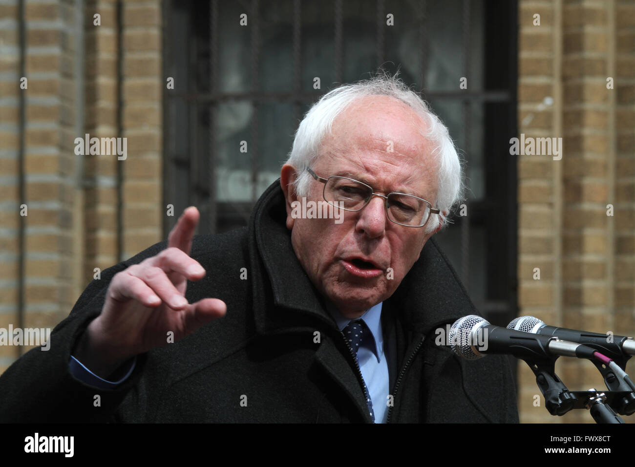 New York, New York, USA. 8th Apr, 2016. Bernie Sanders Campaign Rally ...
