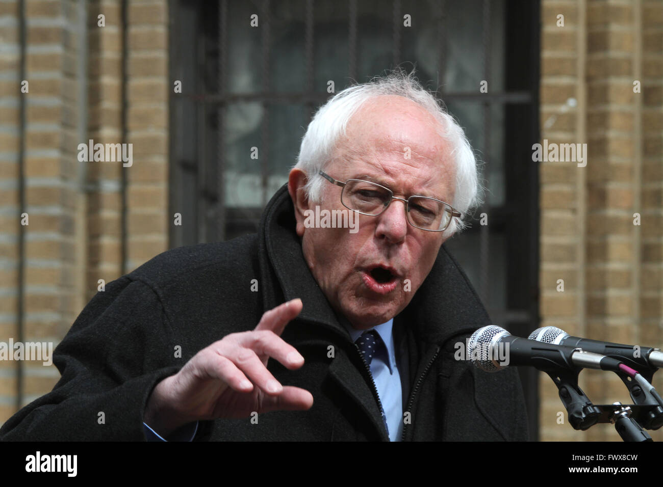 New York, New York, USA. 8th Apr, 2016. Bernie Sanders Campaign Rally ...