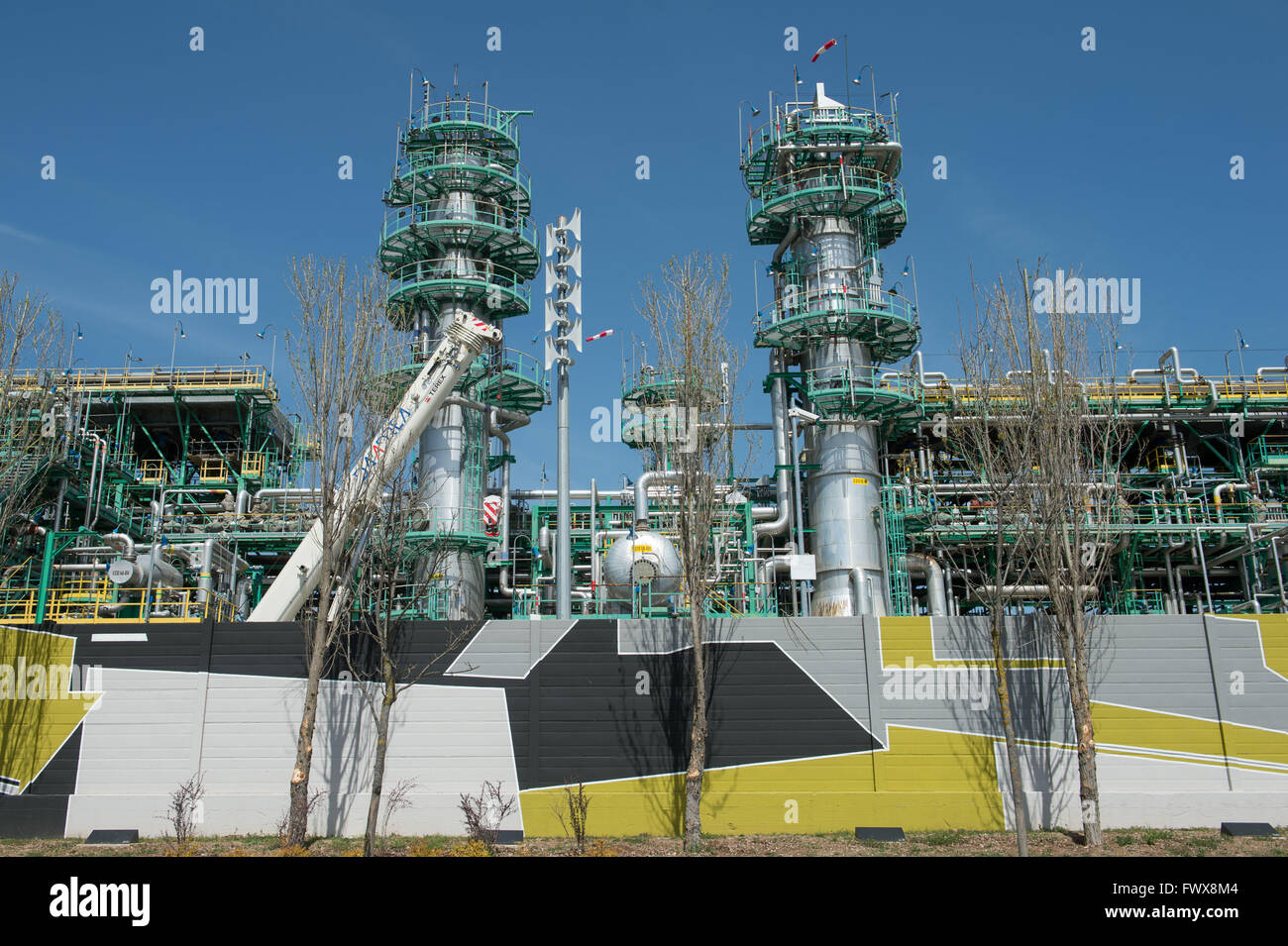 Viggiano, Italy. 06th Apr, 2016. The Oli COVA Centre of Viggiano ...