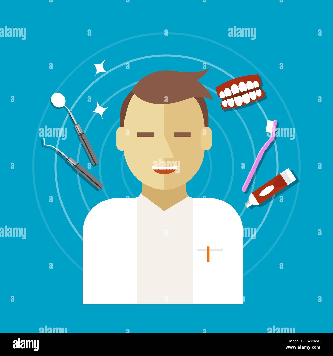 dentist occupation vector illustration Stock Vector Image & Art - Alamy