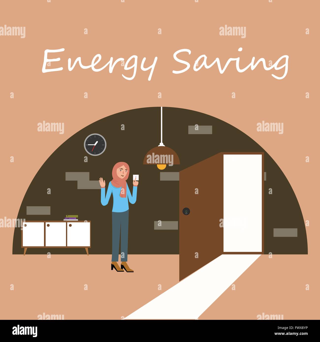 Cartoon illustration power light switch hi-res stock photography and ...