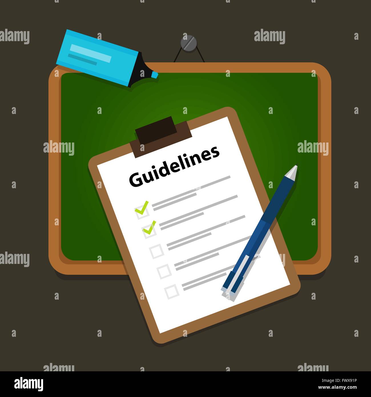 Use rules guidelines Stock Vector Images - Alamy