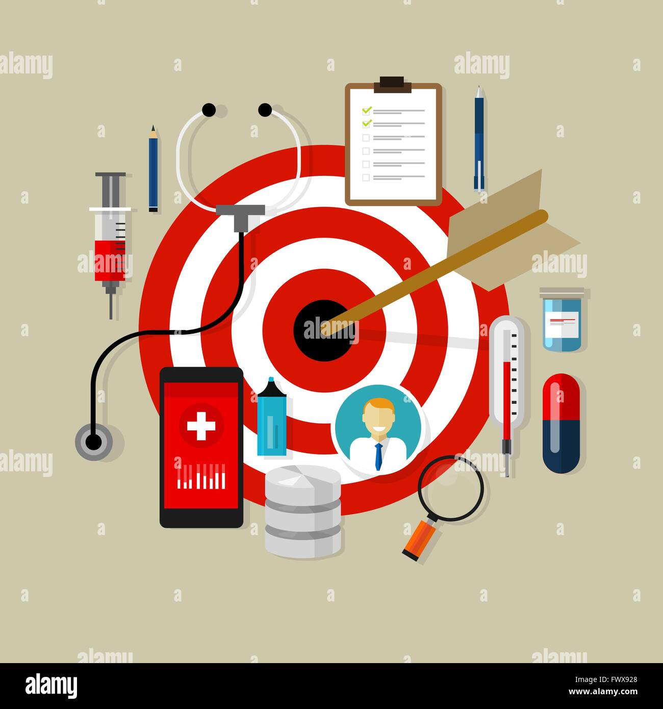 Policy target Stock Vector Images - Alamy