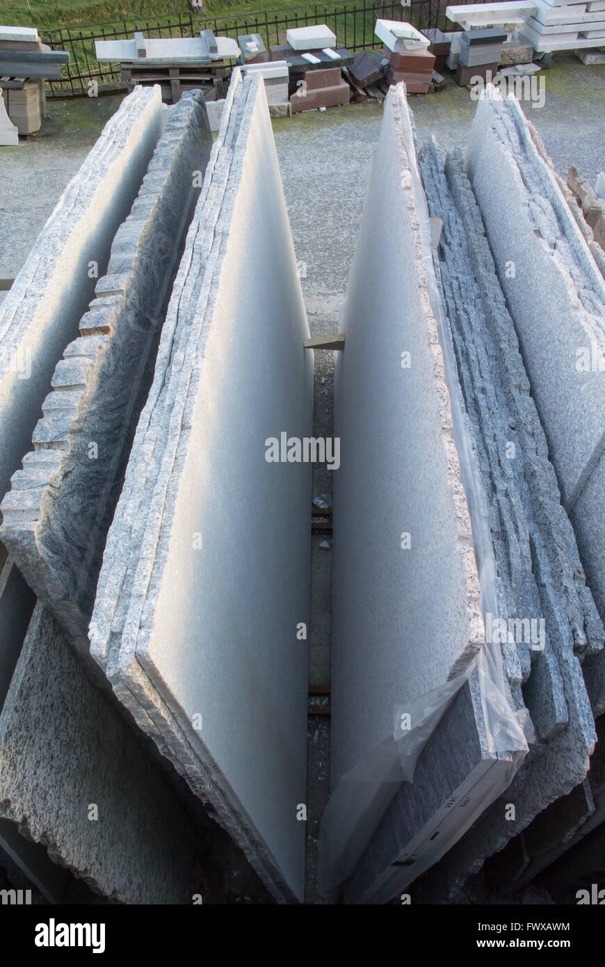 marble slabs ready to be processed Stock Photo - Alamy