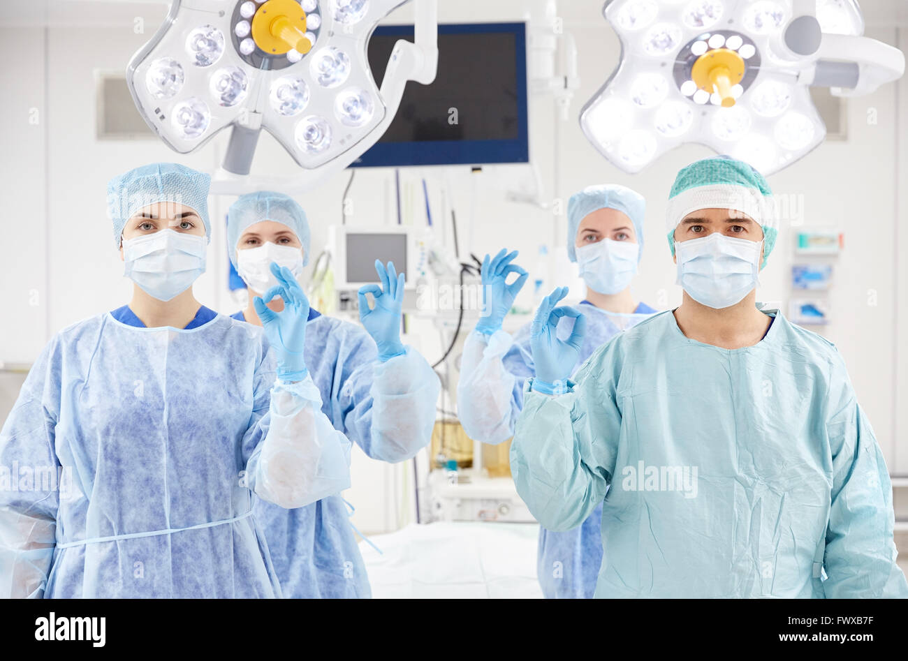 group of surgeons in operating room at hospital Stock Photo - Alamy
