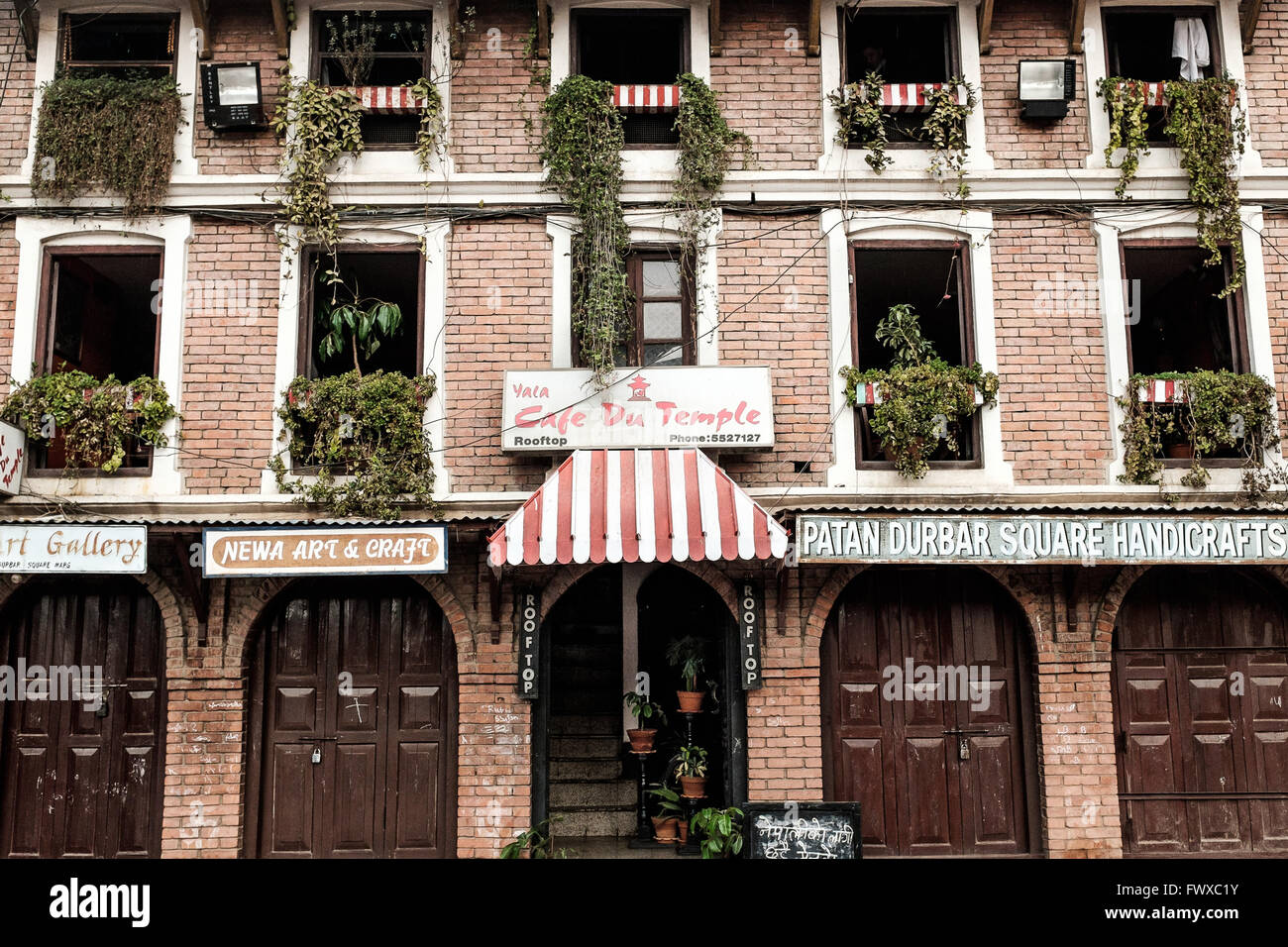 A Cafe in Kathmandu, Nepal Stock Photo - Alamy
