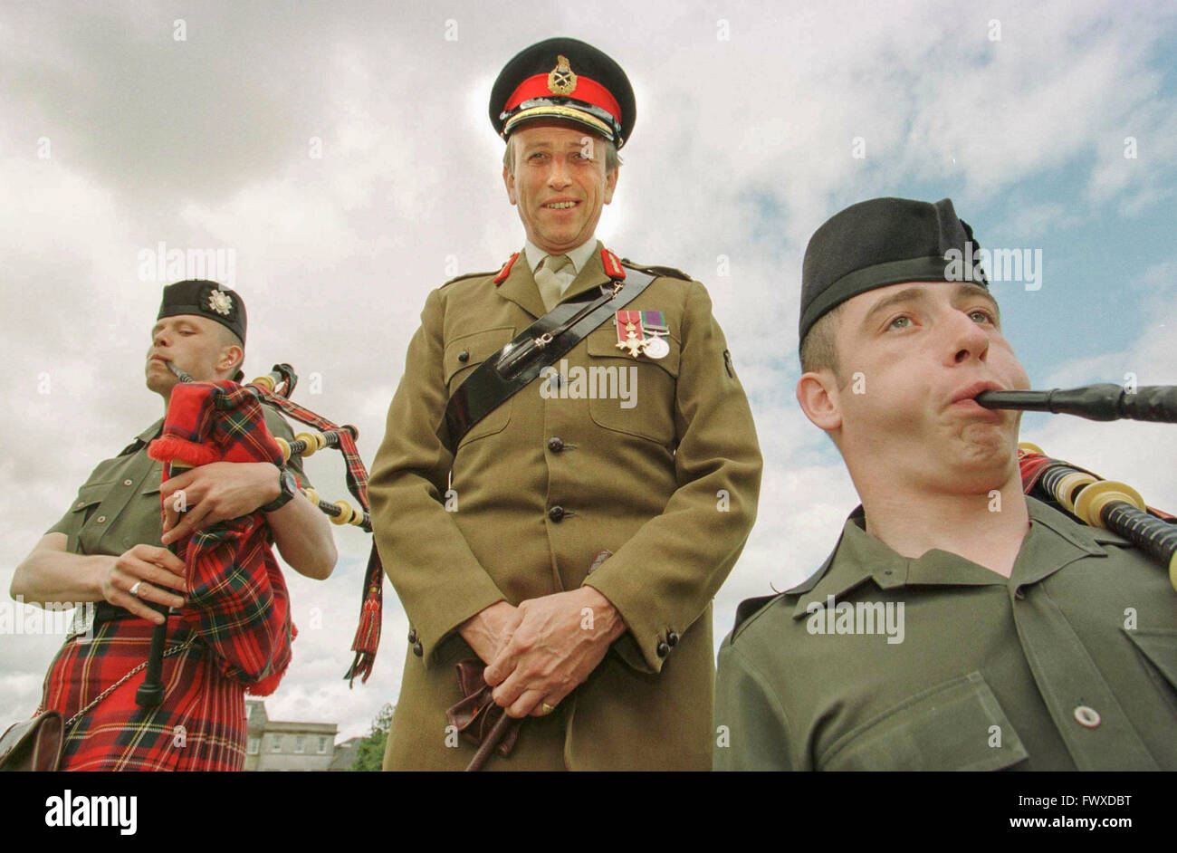 Major General Hall at Army HQ in Edinburgh Stock Photo - Alamy