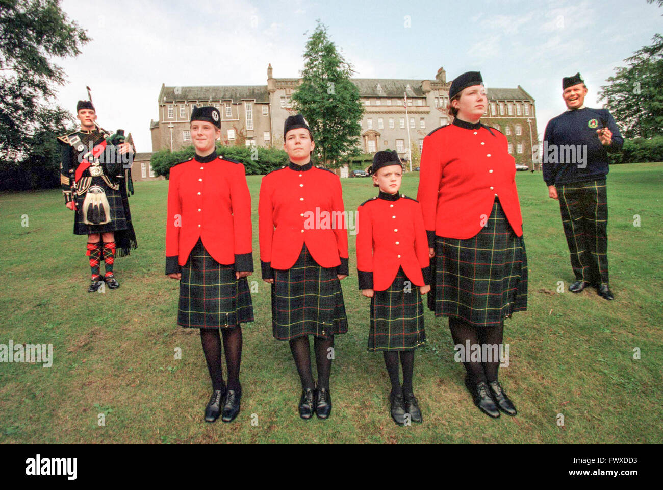 Queen Victoria School, Dunblane. Pupil inspection Stock Photo, Royalty ...