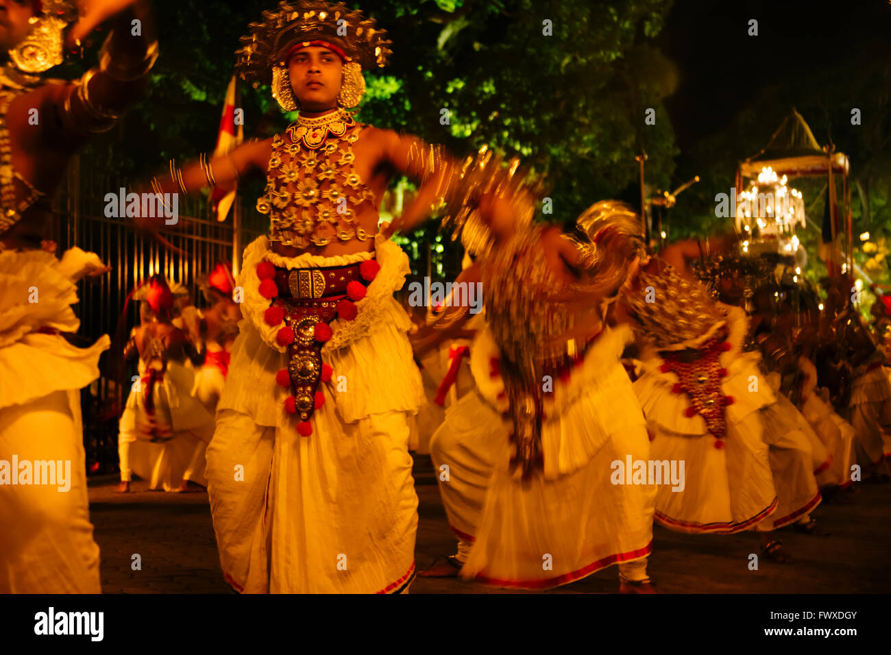 Kandy esala perahera elephant dance hi-res stock photography and images ...
