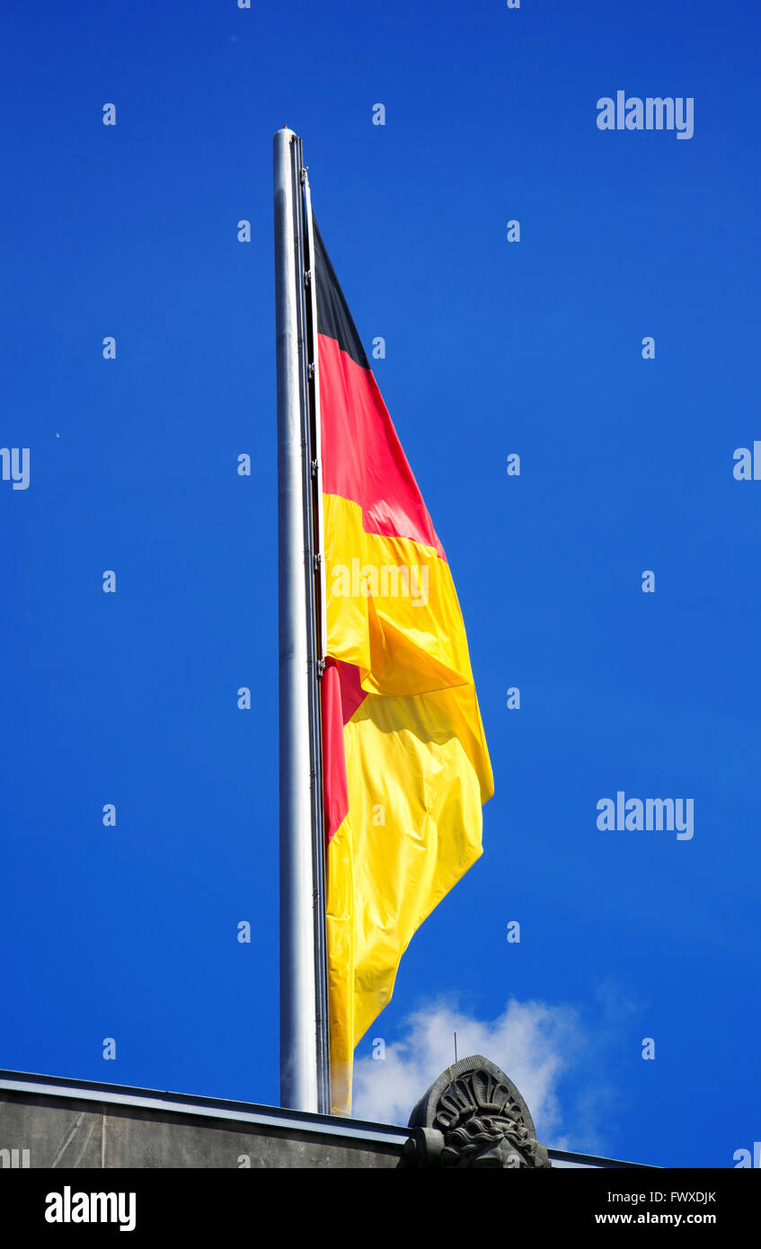 german flag in Berlin Stock Photo - Alamy