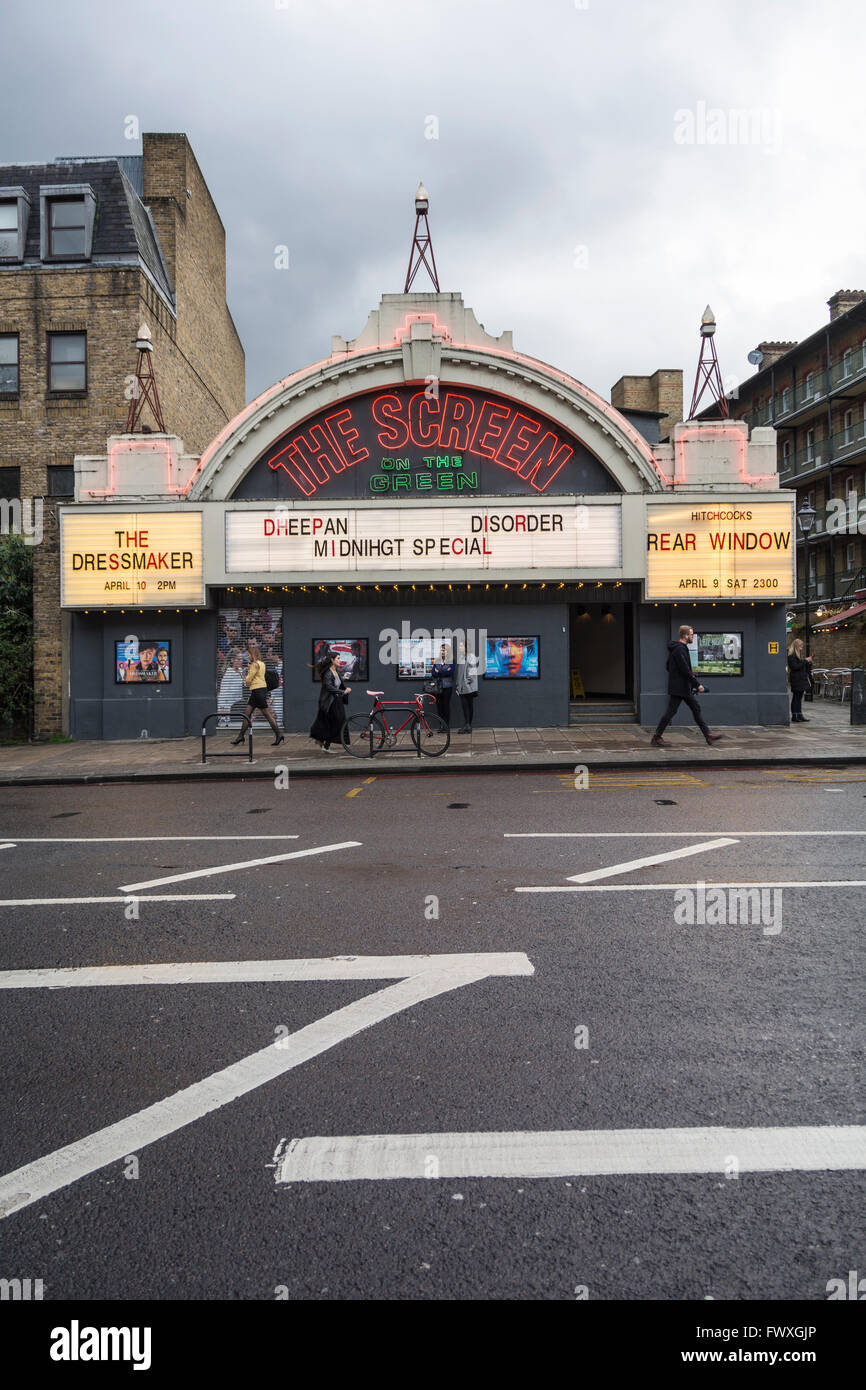 Exterior of the Screen on the Green cinema on Upper Street, Islington ...