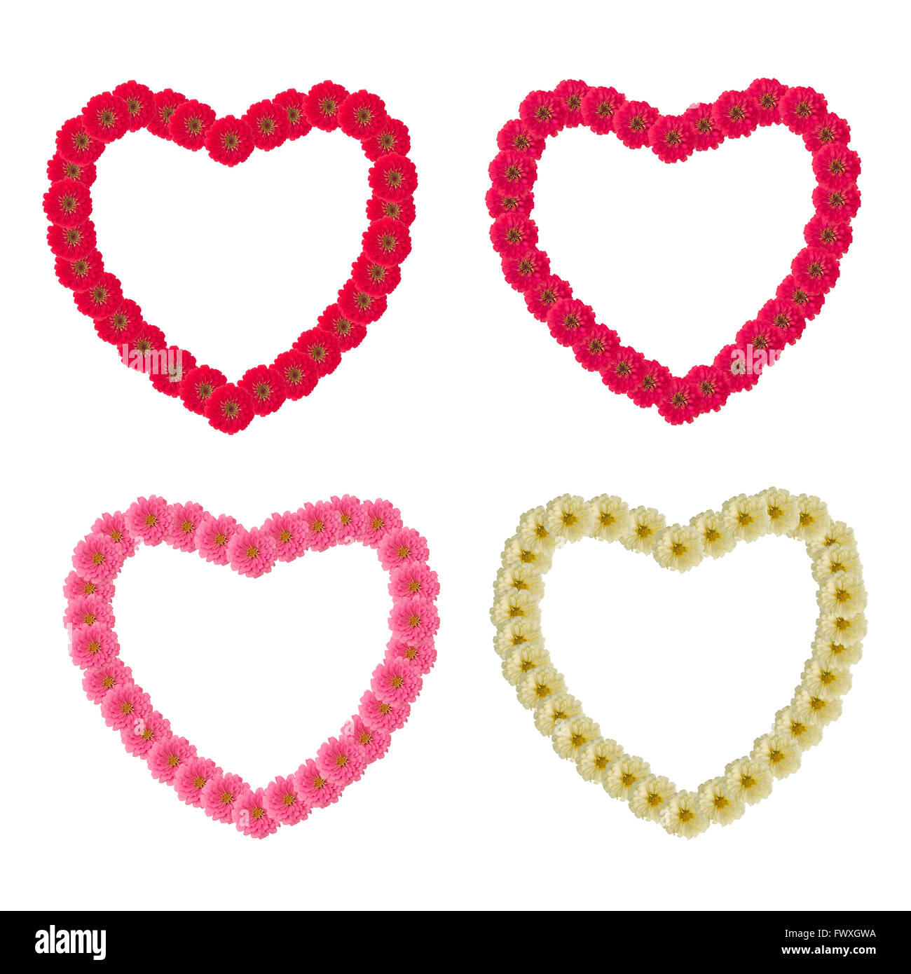 Red heart on colorful Cut Out Stock Images & Pictures - Alamy