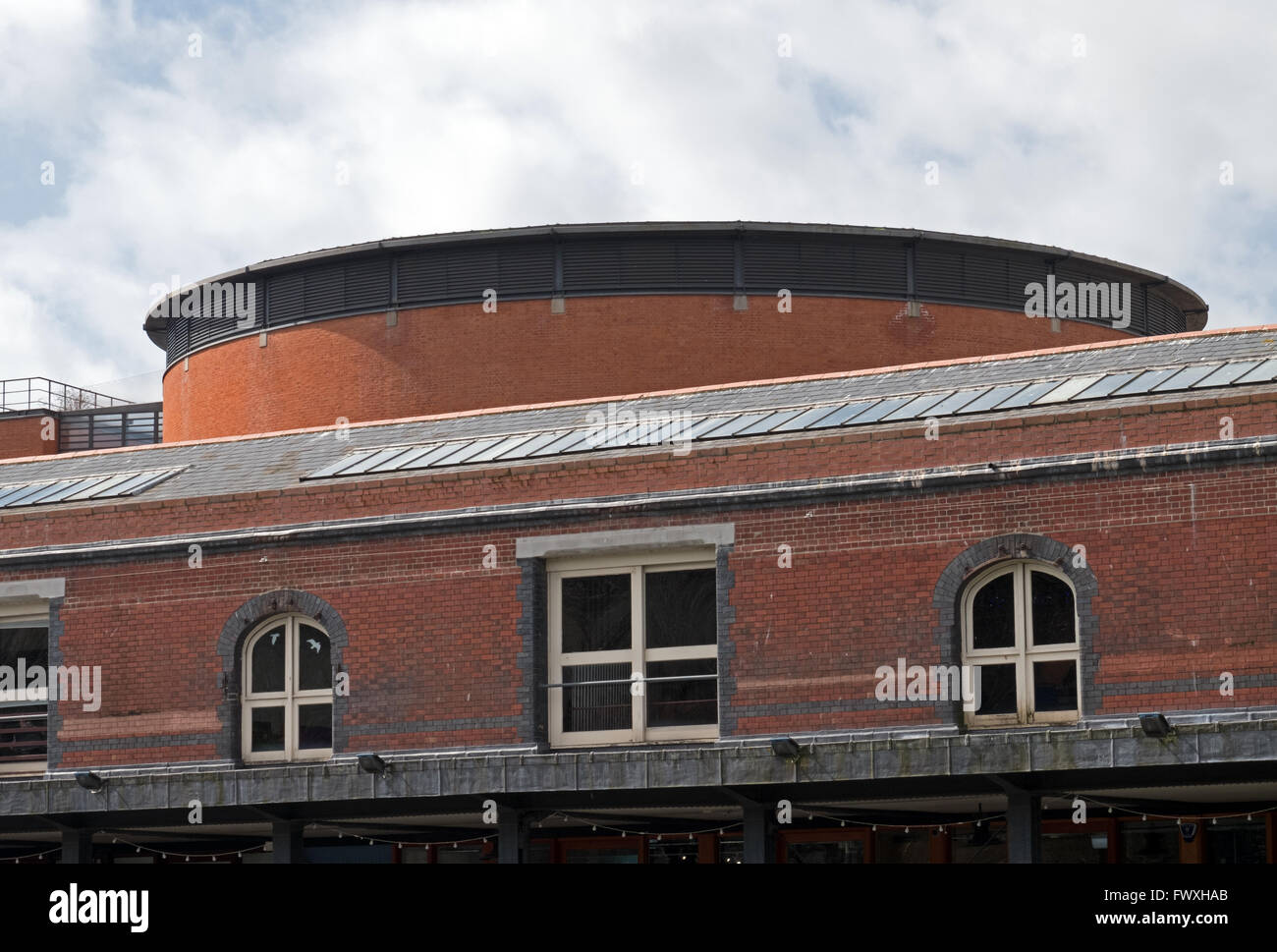 Red brick buildings on the harbourside in Bristol, England Stock Photo ...