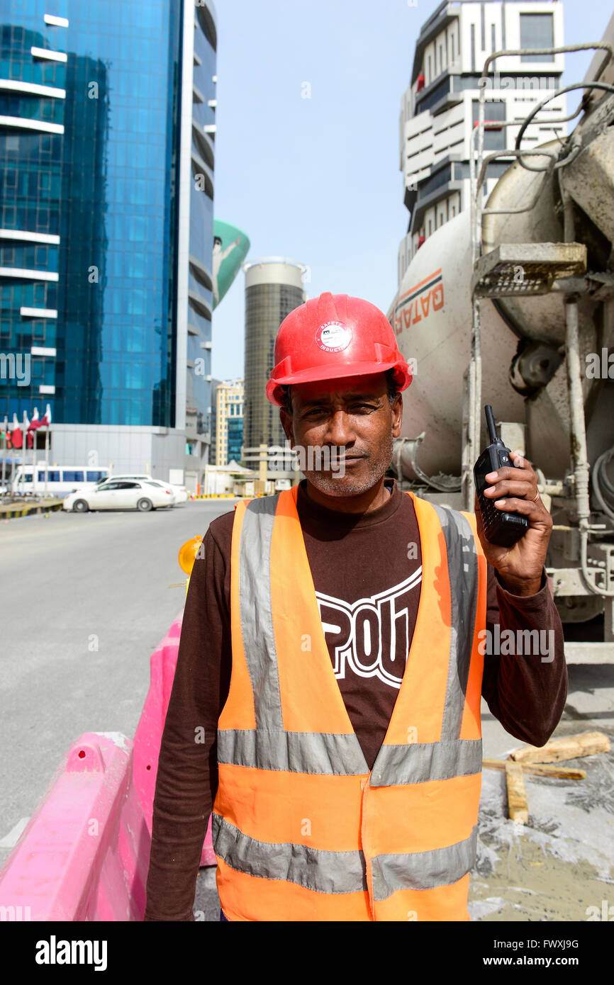 Qatar migrant workers world cup hi-res stock photography and images - Alamy