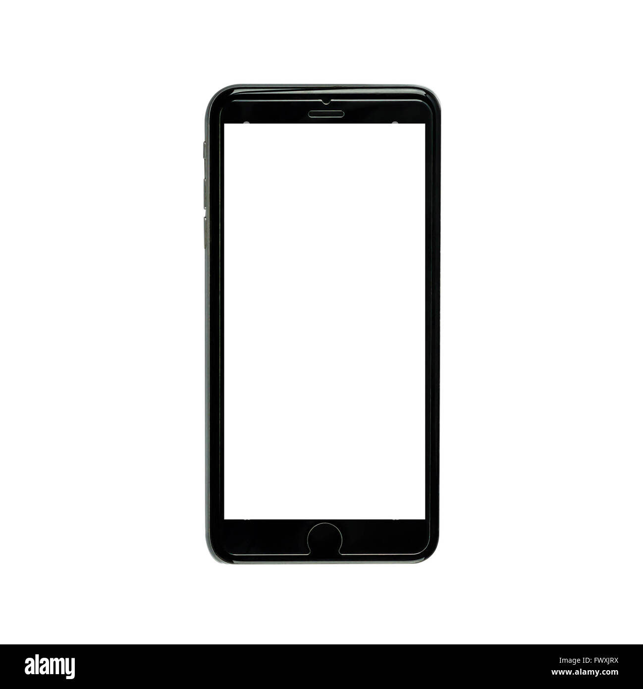 Blank black phone case Cut Out Stock Images & Pictures - Alamy