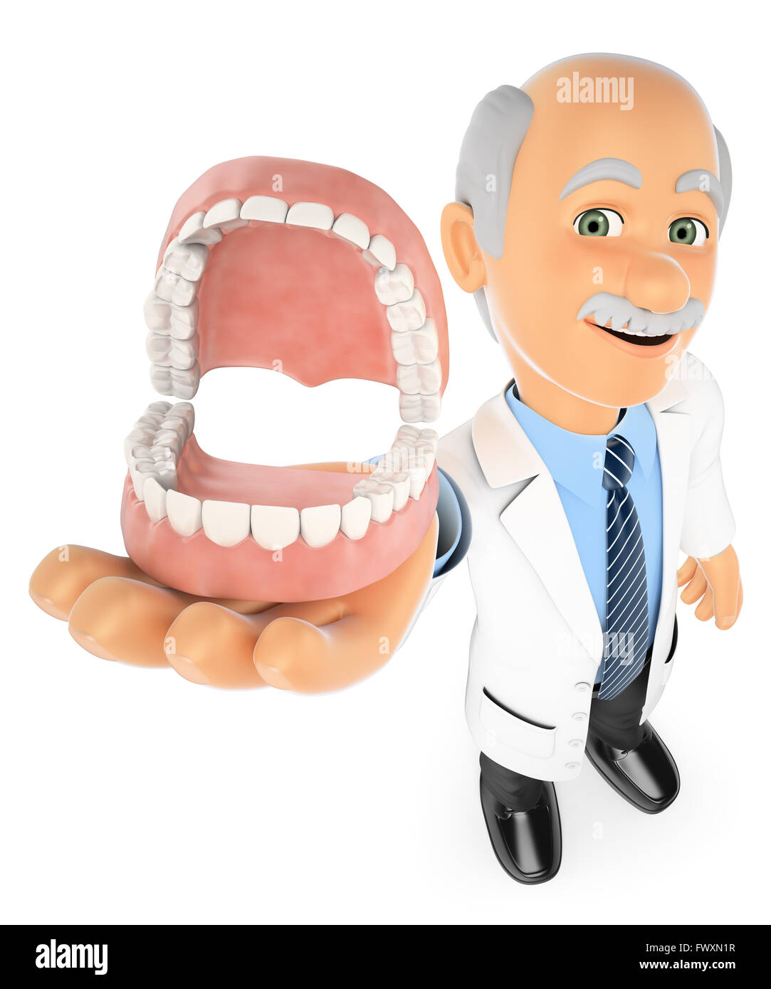 Denture hygiene Cut Out Stock Images & Pictures - Alamy
