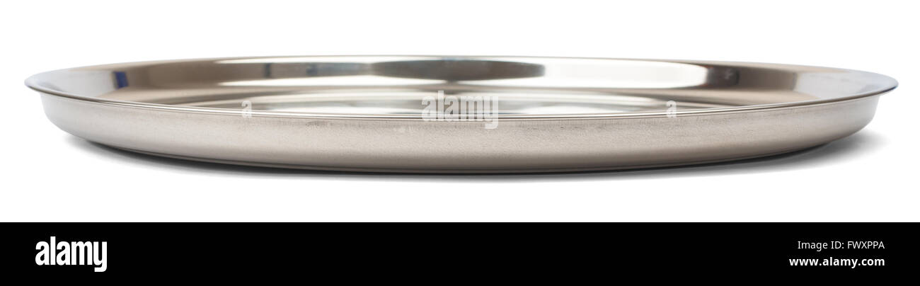 Round steel tray Stock Photo - Alamy