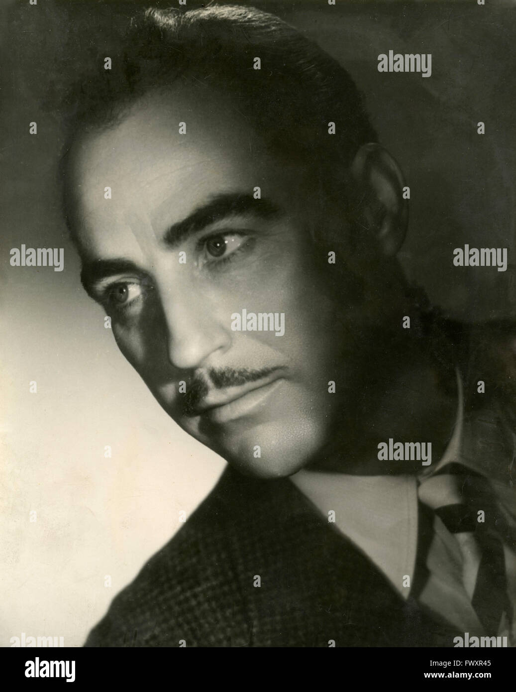 Portrait of unidentified French actor Stock Photo - Alamy
