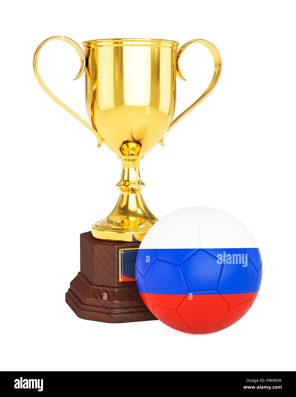 Soccer football ball russia flag hi-res stock photography and images ...