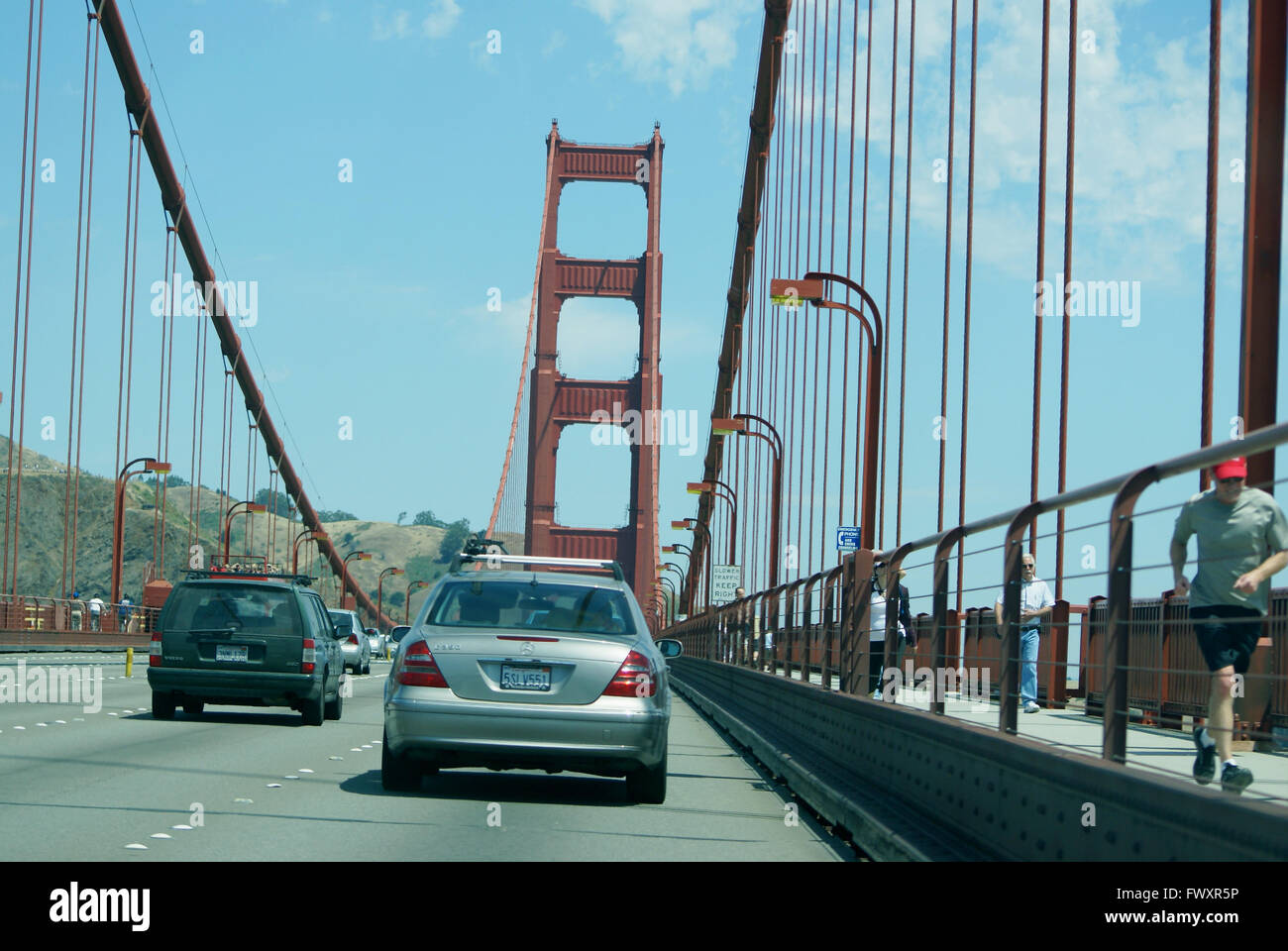 Golden Gate Bridge, San Francisco, California, USA, a suspension bridge ...