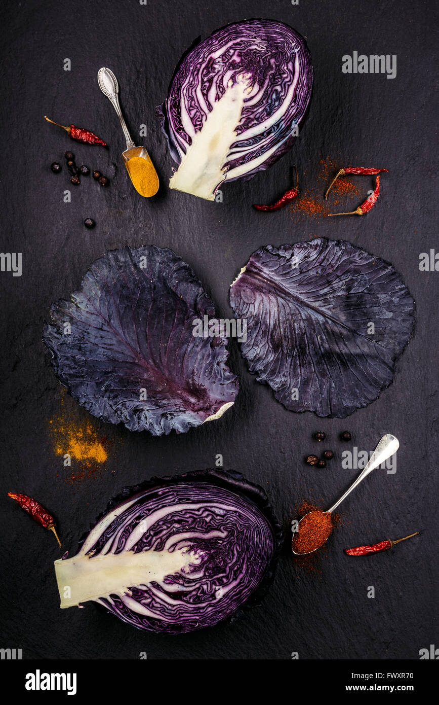 Black leaf cabbage hi-res stock photography and images - Alamy