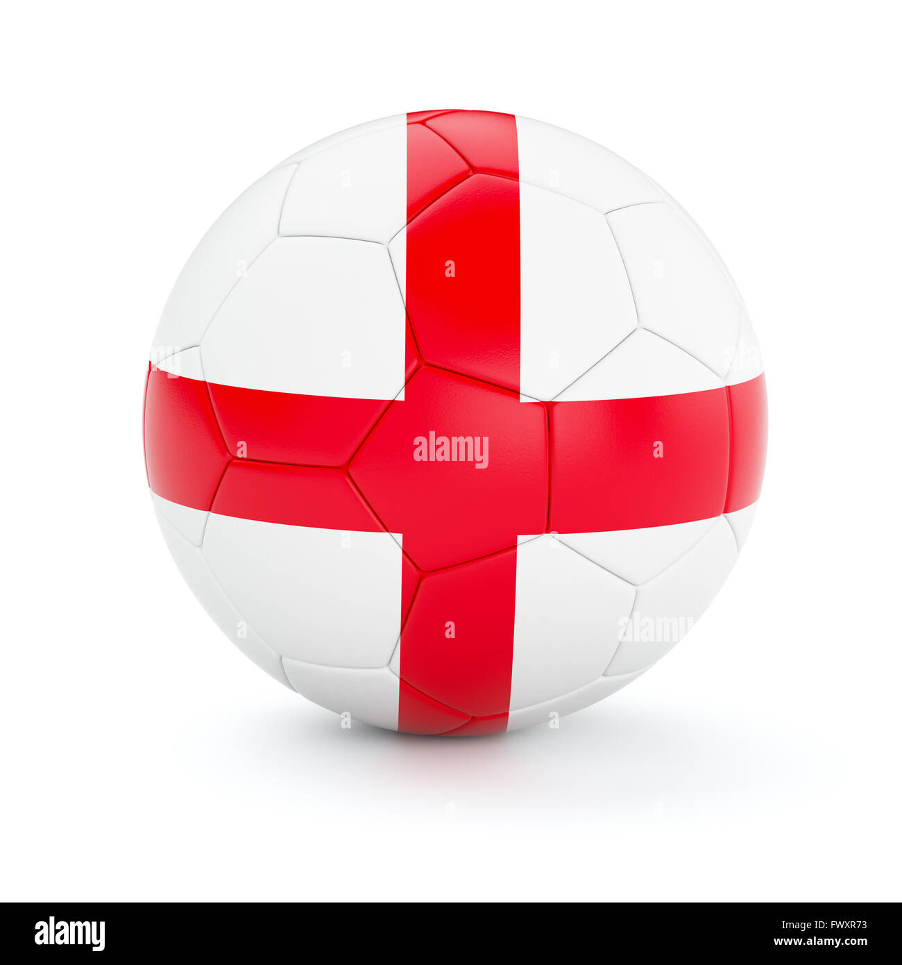 Soccer football ball with England flag Stock Photo - Alamy