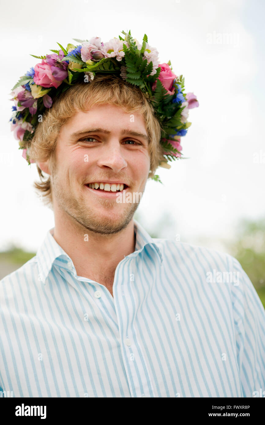 Man Flower Wreaths
